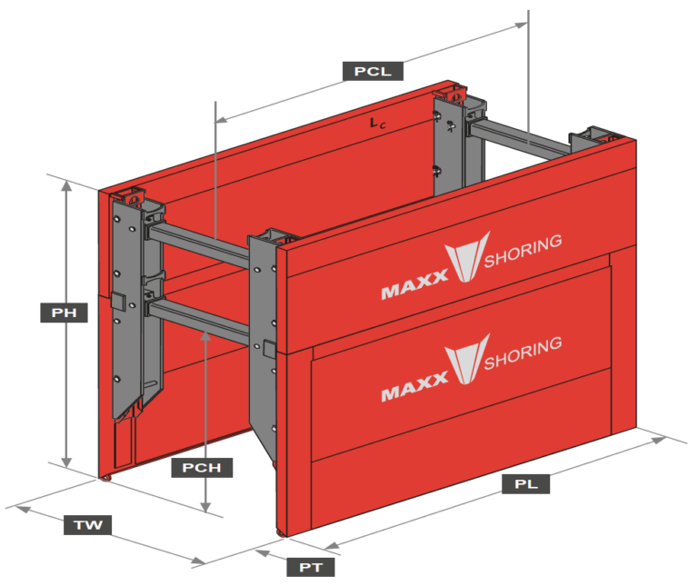 Trench Boxes - Maxx Shoring | Sheet Steel Piling