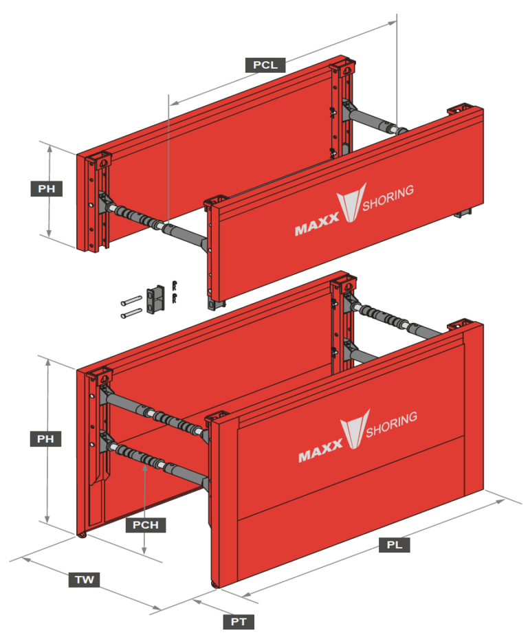 Trench Boxes - Maxx Shoring | Sheet Steel Piling